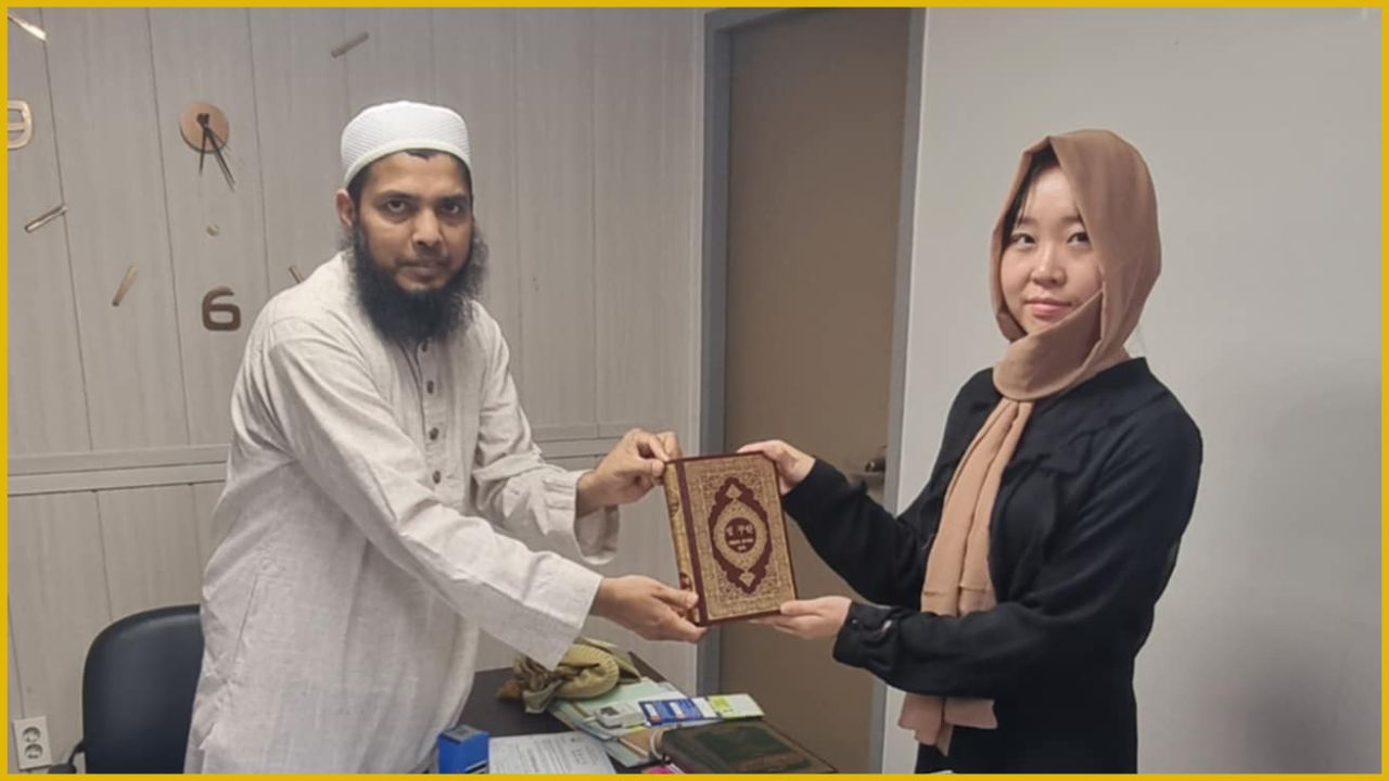 বাংলাদেশী আলেমের সহায়তায় আলোর পথ পেলেন কোরিয়ান তরুণী | দৈনিক নয়া দিগন্ত
